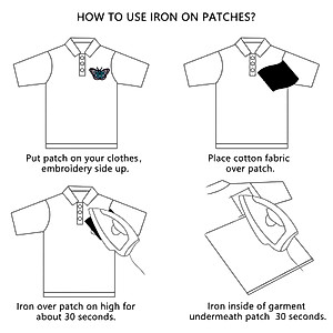 PH PandaHall 14pcs Elbow Patches 7 Colors Iron On Patches Oval Elbow Suede Fabric Appliques Cloth Sew On Knee Patches Repair Patches for Sweatshirt Loose T Shirt Jeans Jacket Tops, 4.3 x 5.5Inch