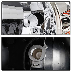 ACANII - For 2005-2007 Ford Escape Factory Style Chrome Headlights Headlamps Assembly Replacement Pair Set Left+Right