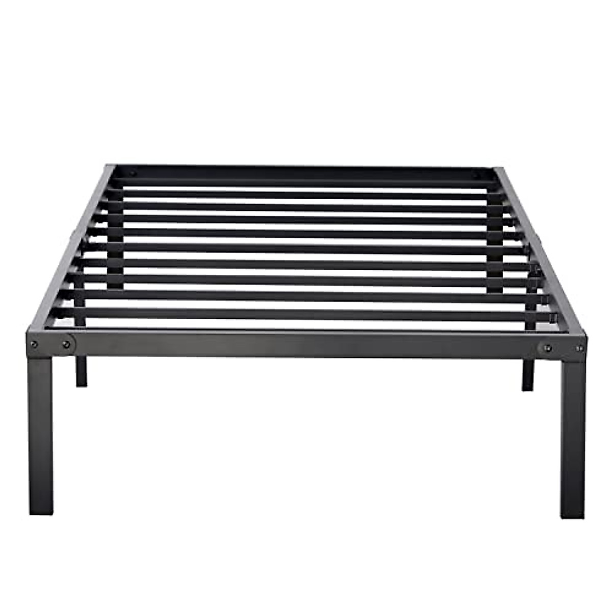 zizin Bed Frame Platform Base 14 Inch with Storage/Heavy Duty Metal Beds Frames/Easy Assembly/Noise-Free/No Box Spring Needed (Twin)