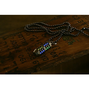 TEC-T3-6X Titanium Isotope Triode Fob - Titanium Tritium Vial Lantern - 3mm x 23mm - 3mm x 11mm - Camping Accessories - Gifts for Men - Keychain Accessories - Survival Gear - Outdoor Toys - Cool Stuff