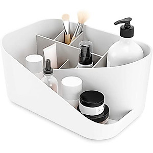 Umbra Glam Cosmetic and Accessory Organizer, White