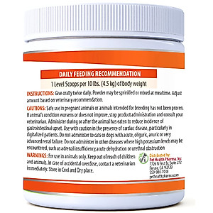 RenaCare K is for Renal K (Potassium Gluconate) Potassium Supplement Powder for Dogs and Cats, (4 oz) with Chicken Liver Flavor - 215 Level Scoop (Made is U.S.A)