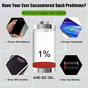 SwarKing Replacement Battery Compatible with HAC-003 NintendoSwitch HAC-001 NintendoSwitch-Spielekonsole vorgesehen with Toolkit