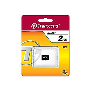 Transcend 2 GB microSD Flash Memory Card (Without SD Adapter) TS2GUSDC