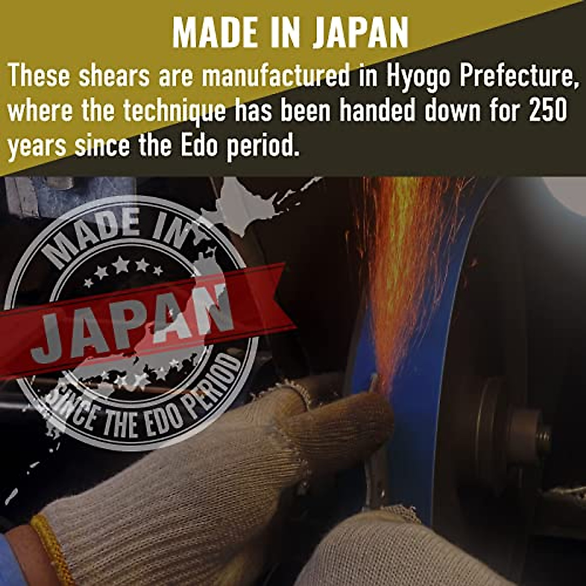 GOUGIRI Japanese Pruning Shears 8” Bypass Pruners Garden Scissors Gardening Tools