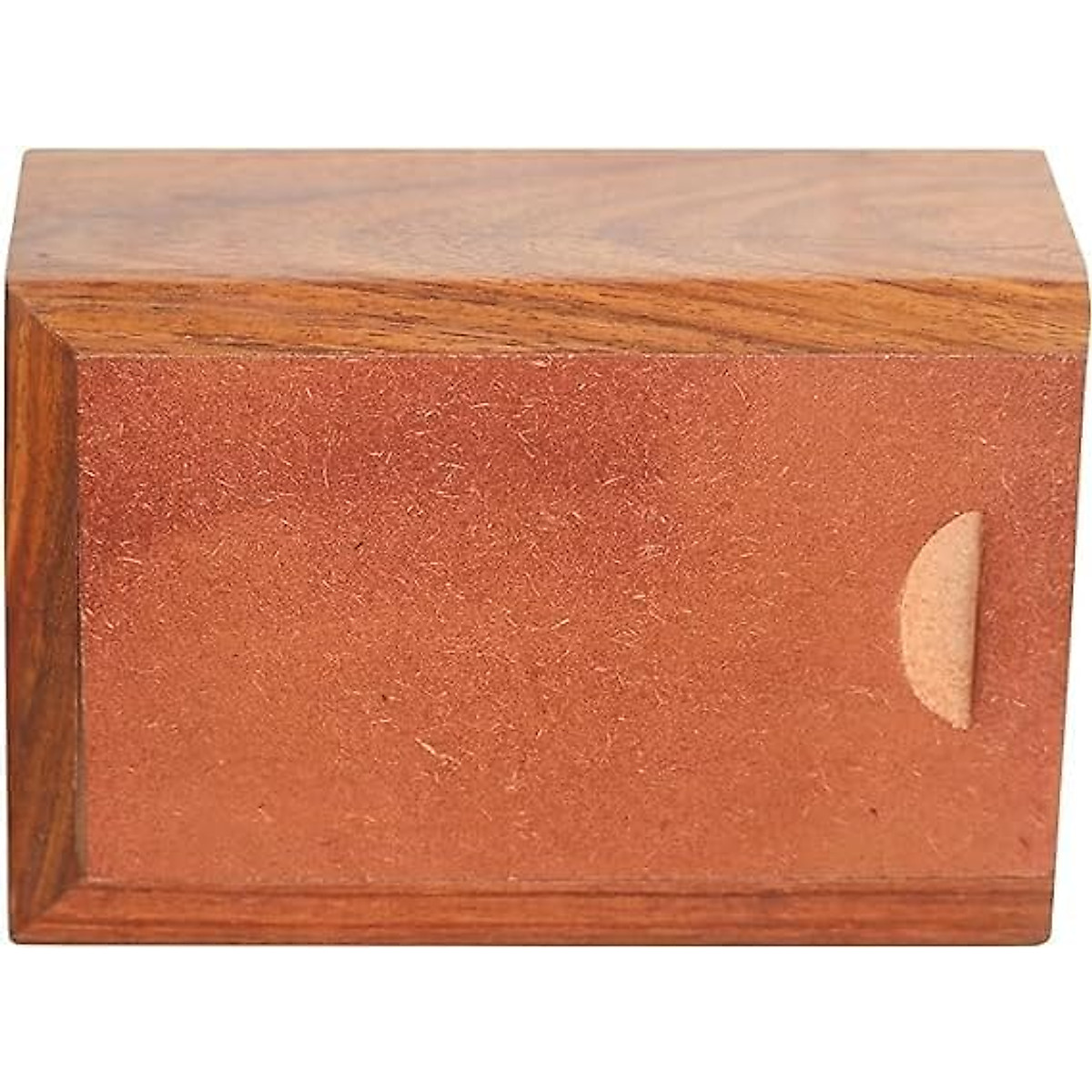 SUPER QUALITY HANDICRAFTS INDIA Wooden Urn Box For Pet Ashes | Handmade Rosewood Keepsake Urns (6 x 4 x 2.75)