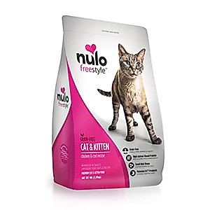 Nulo Freestyle Cat & Kitten Food, Premium Grain-Free Dry Small Bite Kibble Cat Food, High Animal-Based Protein with BC30 Probiotic for Digestive Health Support