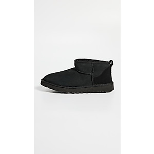UGG Men&#039;s Classic Ultra Mini Boot, Black, 9