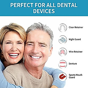 30ml Foam Cleaner for Aligner, Retainer, Denture, Night Guard, Mouth Guard, Mint Extract Retainer Night Guard Cleaner Denture Cleaner for Teeth Whitener