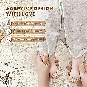 GROWNSY Baby Swaddle for Newborns, Moisture-Wicking Fabric for Better Sleep, Infant Swaddles Blanket, Sleep Sack 0-3 Month, Cotton, Newborn Essentials, Promotes Healthy Hip Development, Gray, 1.0 TOG