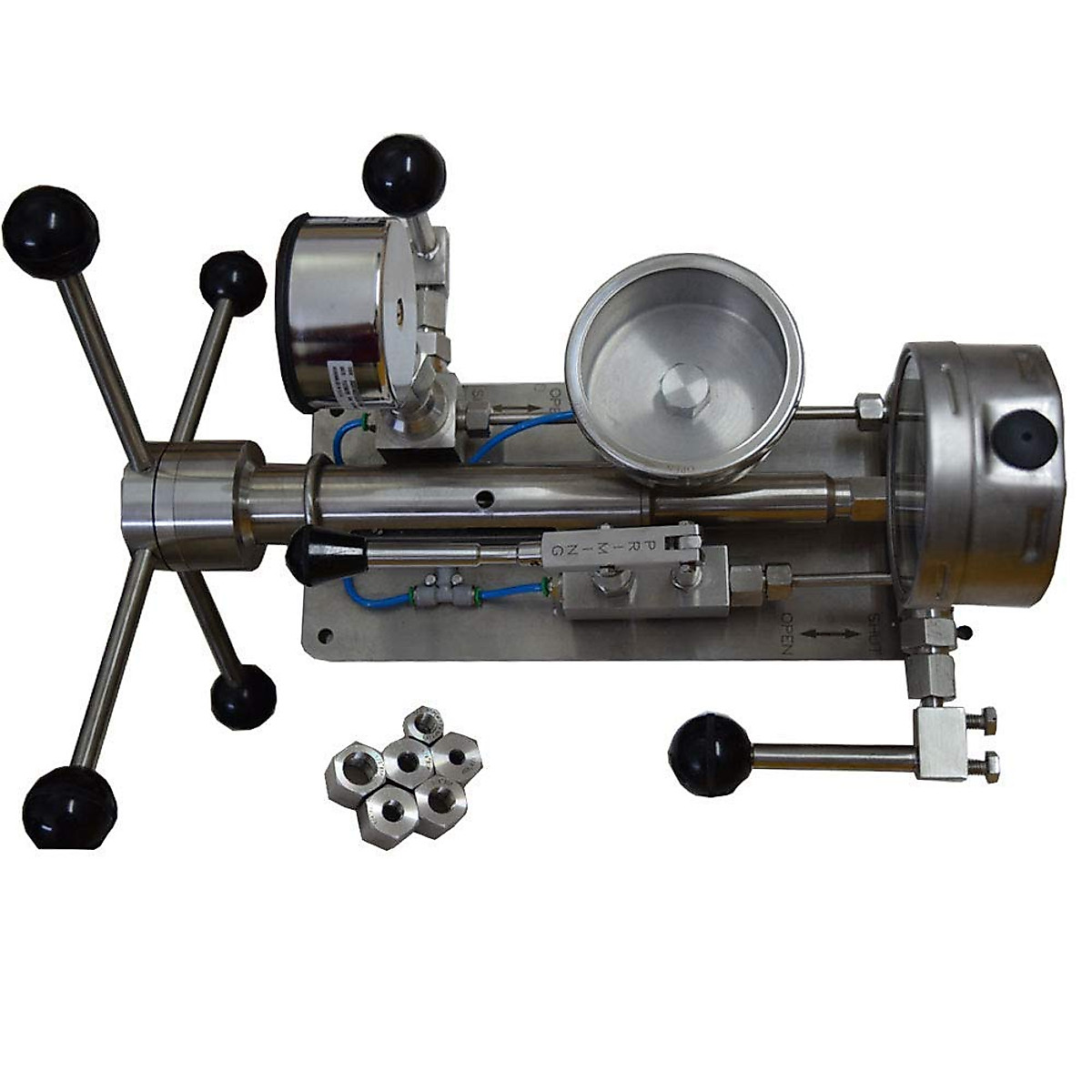 Bench Top Pressure and Vacuum Calibrator (Range: 0-1000 kg/cm²) for Calibration Laboratories, Pharmaceuticals, Petrochemicals Model: AI-PCAL1