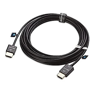 Cable Matters Unidirectional Active Ultra Thin HDMI Cable 15 ft with RedMere Technology (Ultra Slim HDMI Cable) 4K Rated with Ethernet