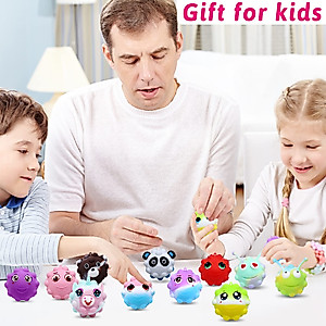 30 Pack Animal Pop Balls Party Favors for Kids,3D Pop Balls Its Fidget Toys,Birthday Gifts for Boys & Girls,Goodie Bag Stuffers,Pinata Stuffers Filler,Carnival Prizes,Treasure Box Toys,Kids Prizes