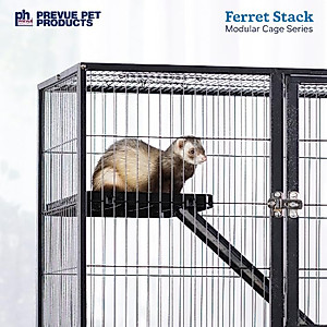 Prevue Pet Products Ferret Stacking Cage Add-On Unit, Fits Prevue Ferret Stack Cages