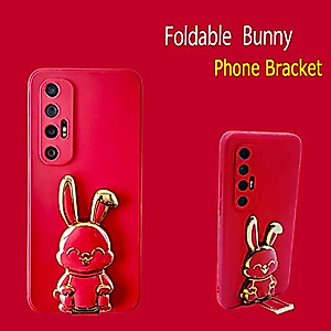 Xanadued 8 PCS Foldable Bunny Phone Bracket Cute Easter Rabbit Hidden Mobile Phone Kickstand Holder Multifunction Portable Cell Phone Stand Attachment for Desk