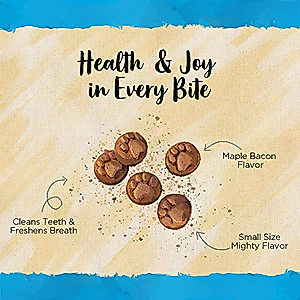 Blue Dog Bakery Natural Dog Treats, Doggie Paws, Maple Bacon Flavor, 16.2oz (1 Count)