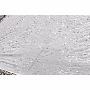 Large Chicken Coop Walk-in Metal Poultry Cage House Rabbits Habitat Cage Spire Shaped Coop with Waterproof and Anti-Ultraviolet Cover for Outdoor Backyard Farm Use (9.8' L x 26.2' W x 6.56' H)