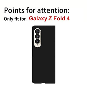 WOWTIFY Custom Phone Case for Samsung Galaxy Z Fold 4,Personalized Photo Phone Cases Customized Gift for Birthday Xmas Valentines Friends Her Him, Protective Black Hard Case