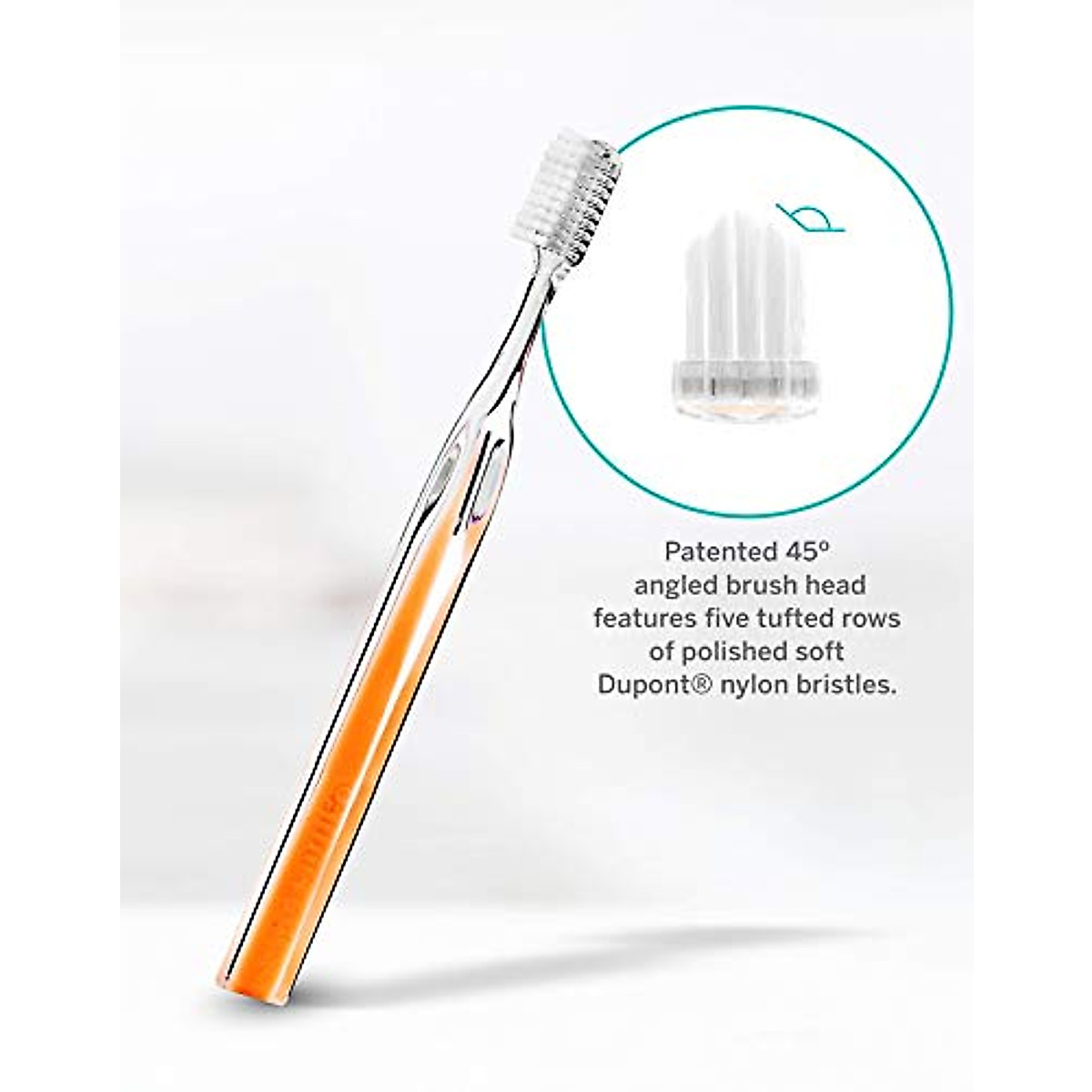 Supersmile Crystal Collection Toothbrush, Orange Sunstone