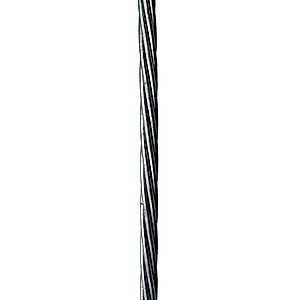 3M Lad-Saf Cable Vertical Safety System 6118050, Galvanized Steel, 50 FT