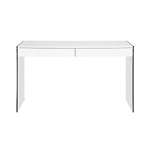 Milan Contemporary Desk, Gloss White