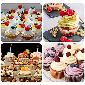 Tingjia Piping Bags and Tips Set, Cupcake Piping Tips Cake Decorating Kit with 12 Cake Frosting Icing Tips, 11 Pastry Bags, 3 Cake Scrapers, 1 Reusable Couplers for Baking