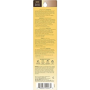 Burt’s Bees 100% Natural Nourishing Mascara, Black Brown - 0.4 Ounce