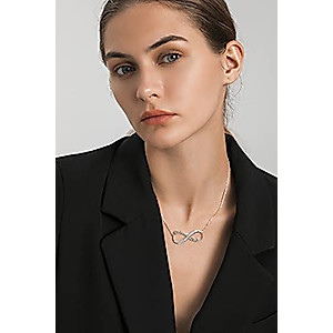 UMAGICBOX Personalized Name Necklace Custom Inscribed Pendant Jewelry 925 Sterling Silver with Any Name