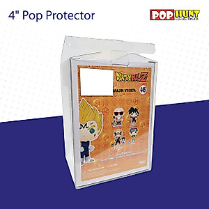 Pop Protector Case for Funko 4" Inch Pop! Locking Tab, Protective Film, Heavy Duty Acid Free 20 Pack