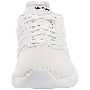 adidas Women's Lite Racer 3.0 Running Shoe, White/White/Grey Two, 8