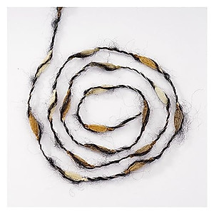 50G Blend Fancy Lantern Yarn Soft Mohair Hand Knitting Colored Crochet Wool Thread for DIY Scarf Sweater (Color : A Red)