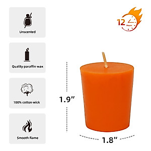 Orange Votive Candles