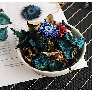 Yesland 3 Pack Potpourri Bag, Ocean Scent Fresh Perfume Sachet of Dried Flower Petals, Perfect Bowl and Vase Decorative Filler for Home & Office, 5oz (Blue)