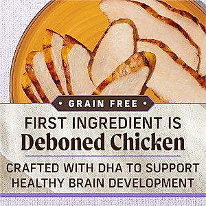 Merrick Lil’ Plates Premium Grain Free Dry Puppy Food for Small Dogs, Real Chicken and Sweet Potato Kibble - 12.0 lb. Bag