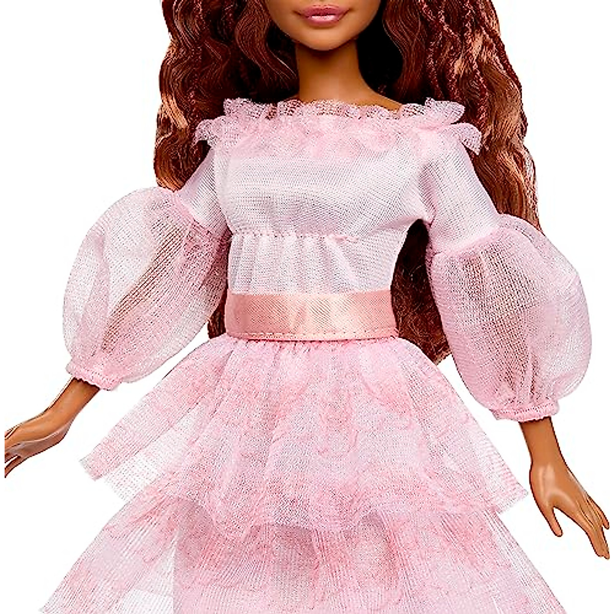 Disney The Little Mermaid, Celebration Ariel Doll with Red Hair and Pink Dress, Toys Inspired by The Movie