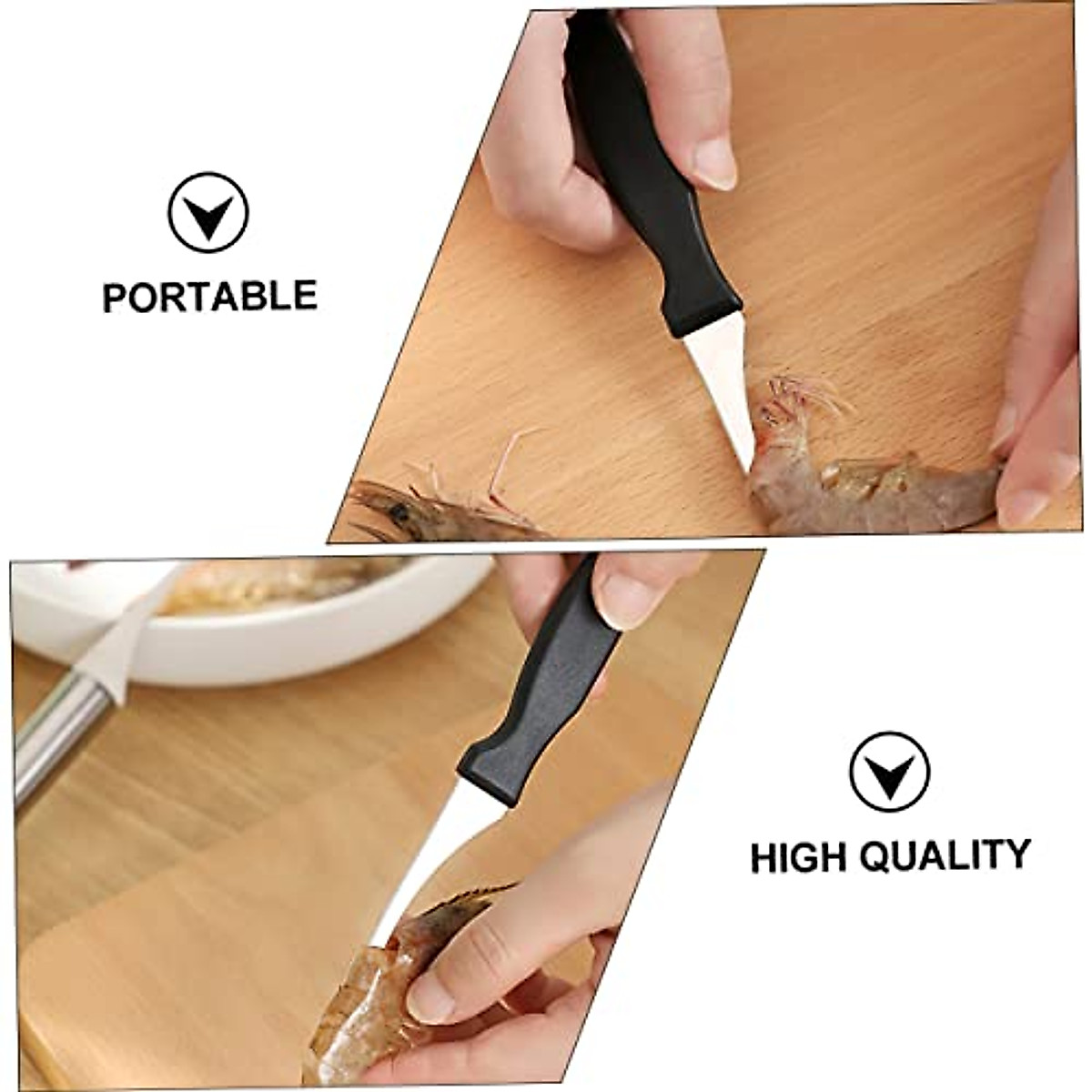 Seafood Tools 4pcs Shrimp Thread Cutter Crab Scissors Debarking Tool Oyster Opener Household Tools Shrimp Peeler Tool Shrimp Line Peeler Shrimp Remover Cutter Shrimp Line Cutter