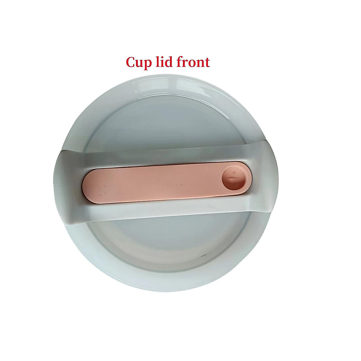 Caibomaoyi Tumbler with Handle and Straw | Cup Holder Compatible for Car | Insulated Stainless Steel Cup | Travel cup | BPA-Free | (rose quartz, 30 oz)