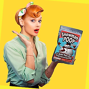 Snowman Poop Trail Mix - Holiday Food Gifts for Teens and Adults - Gourmet Trail Mix, Funny Stocking Stuffer, Made in the USA