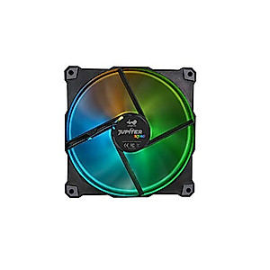 InWin Jupiter AJ140 Addressable RGB Triple Fan Kit 140mm High Performance Cooling Computer Case Fan Cooling with Control (AJ140-3PK)