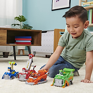 Spin Master 6063585 PAW Patrol Rescue Knights Marshall Transforming Toy Car with Collectible Action Figure