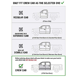 Raptor Series Nerf Bars Side Steps 4in Oval Stainless for 07-18 Silverado/Sierra 1500/2500/3500 Crew Cab