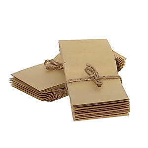 AwePackage 2 oz Stand up Zipper Pouch Bag - FDA and USDA Compliant Heavy Barrier 4X6X2 Inch (100, Natural Kraft)