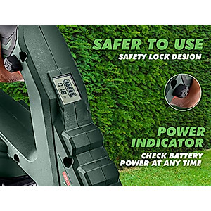 HYMOVO Cordless Weed Eater, 20V Battery Powered String Trimmers, Adjustable Height Weed Wacker Lightweight Grass Trimmer for Garden and Yard