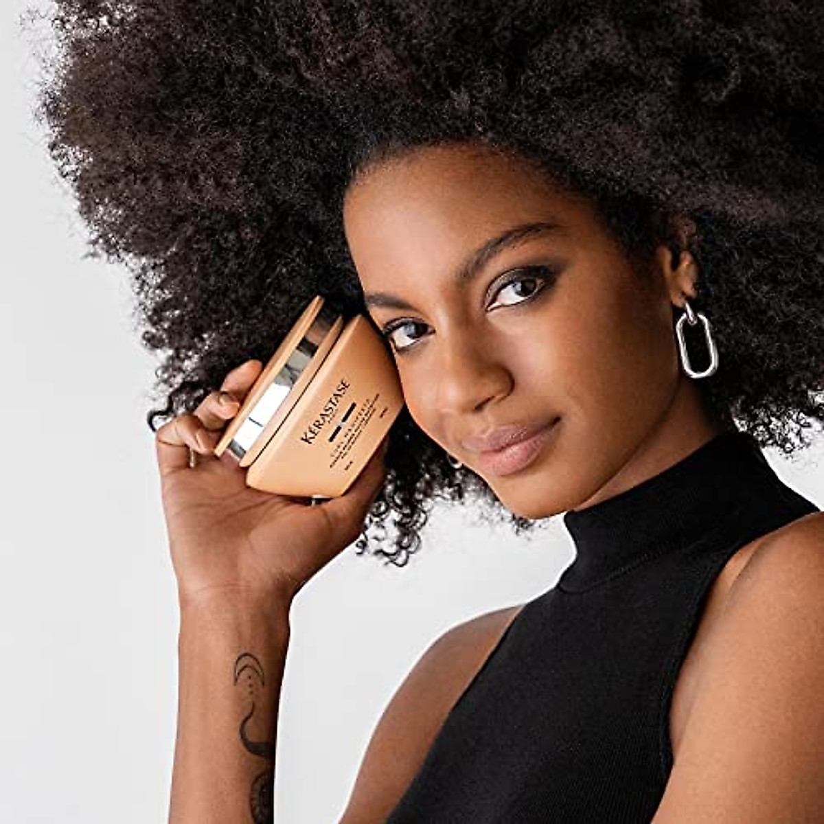 Kerastase Curl Manifesto Beurre Haute Nutrition Hair Mask | Strengthens & Prevents Breakage | Adds Softness & Shine | For All Wavy, Curly, Very Curly & Coily Hair | 6.8 Fl Oz