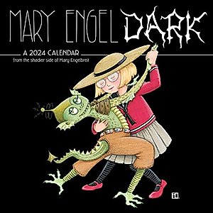 Mary EngelDark 2024 Wall Calendar