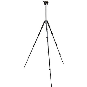 SLIK Sprint PRO III Travel Tripod EZ w/SH-707E 2-Way Head for Mirrorless/DSLR Sony Nikon Canon Fuji Cameras and More - Black (611-853)