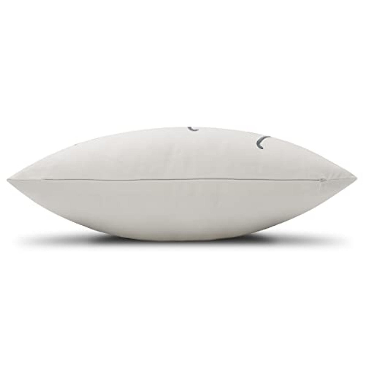 Rudransha Relax Sentiment Embroidered Decorative Oblong Accent Throw Pillowcase - Bedroom Decor, Housewarming - 12x20 Inches, Offwhite