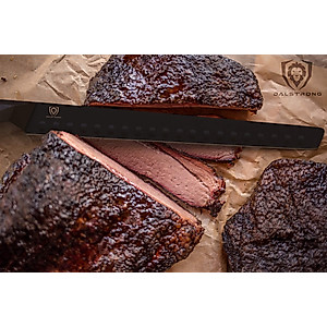 Dalstrong Slicing Knife - 12 inch - Shadow Black Series - Black Titanium Nitride Coated - High Carbon - 7CR17MOV-X Vacuum Treated Steel Carving Knife - Sheath - Kitchen Knife Slicer - NSF Certified