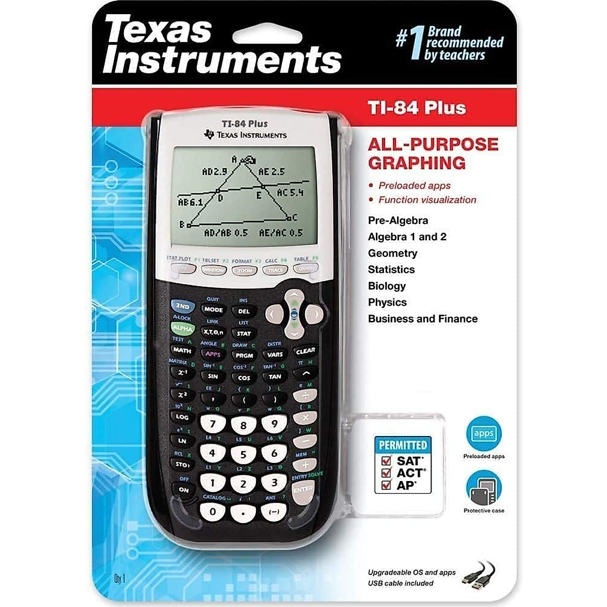 Texas Instruments Ti-84 plus Graphing calculator - Black