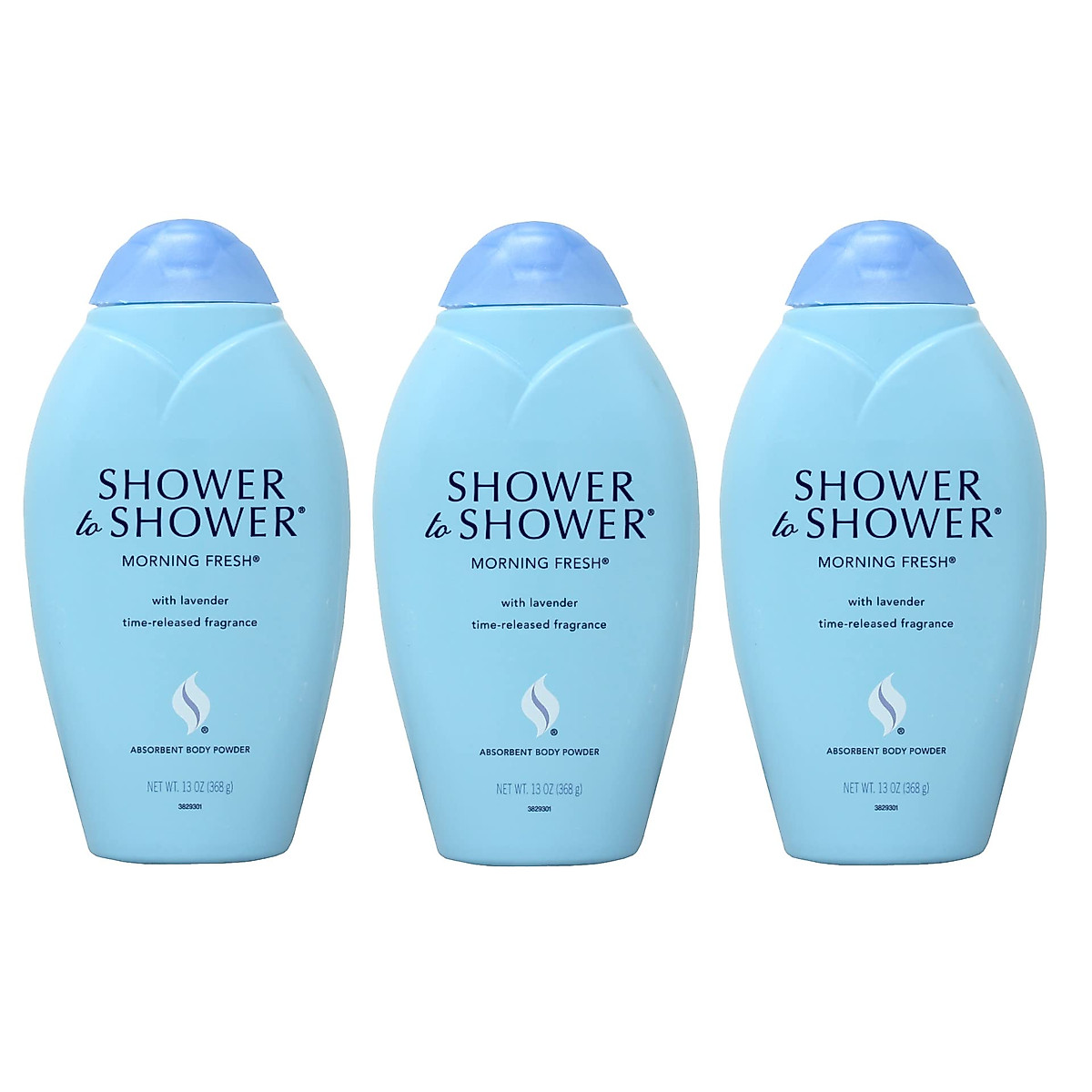SHOWER TO SHOWER Body Powder Morning Fresh 13 oz (Pack of 3)